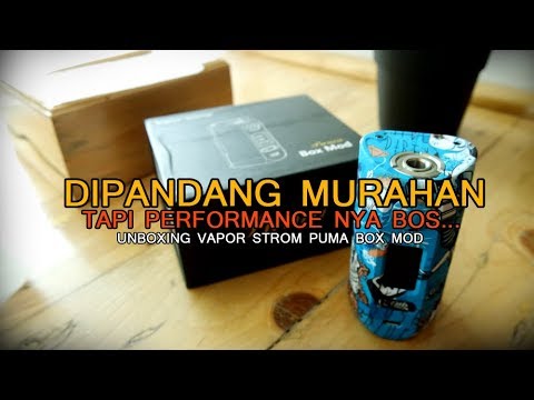 UNBOXING PUMA BOX MOD 200W BY VAPORSTROM | PAKET NGEBUL BOSKU - YouTube