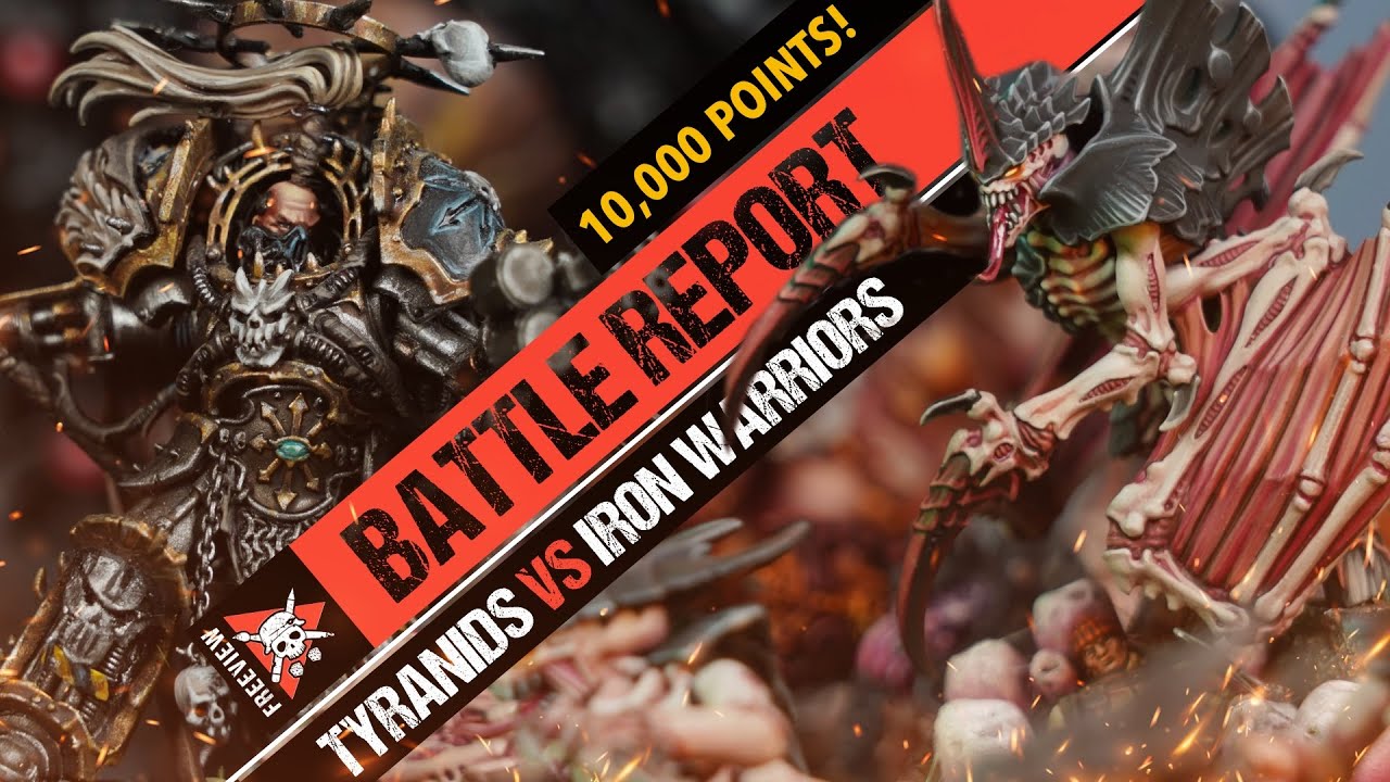 Tyranids vs Chaos Space Marines 10,000 POINTS | Warhammer 40k Battle ...