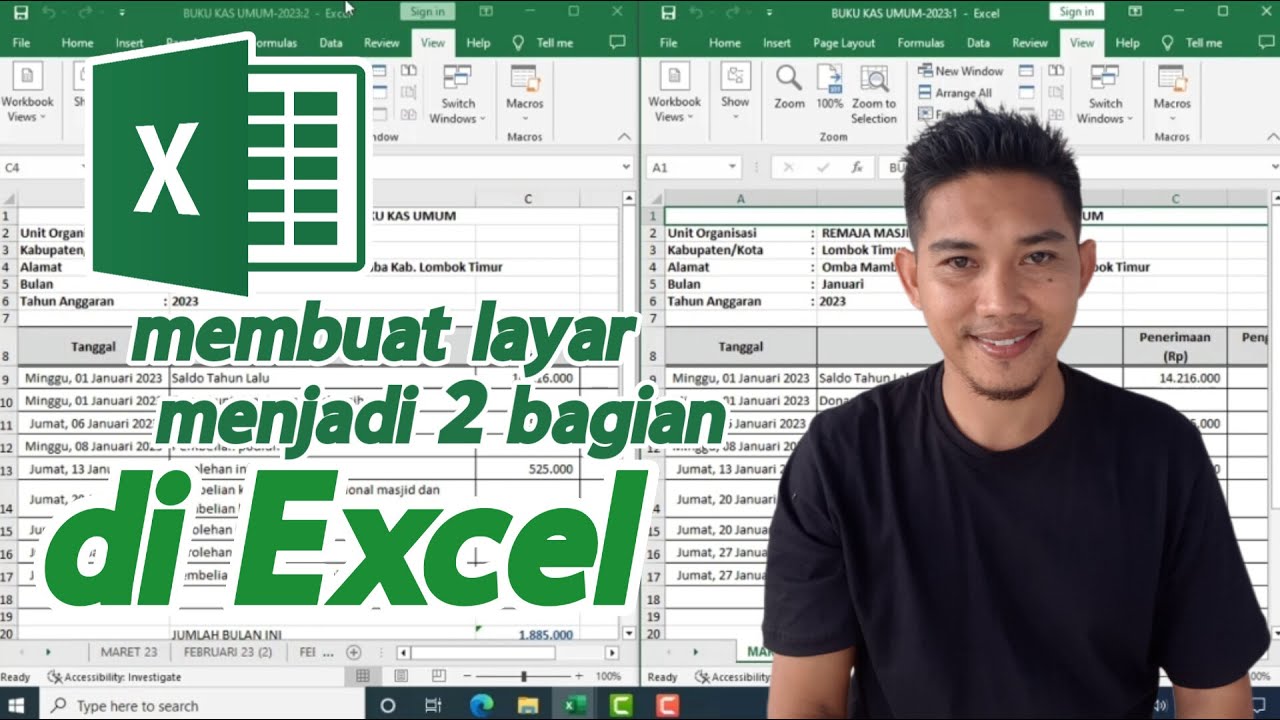 Cara Cepat Membuka Excel 2 Layar Menampilkan 2 File Excel Dalam Satu cara-cepat-membuka-excel-2-layar-menampilkan-2-file-excel-dalam-satu