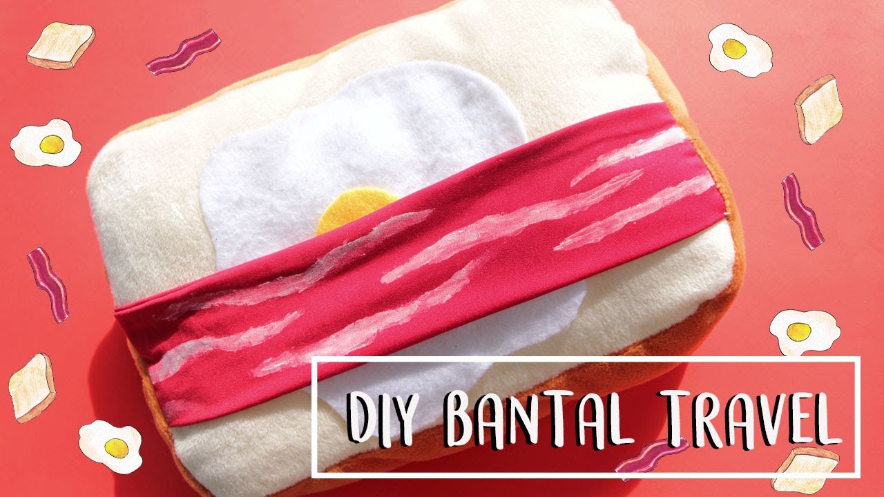 DIY BANTAL untuk TRAVEL - YouTube