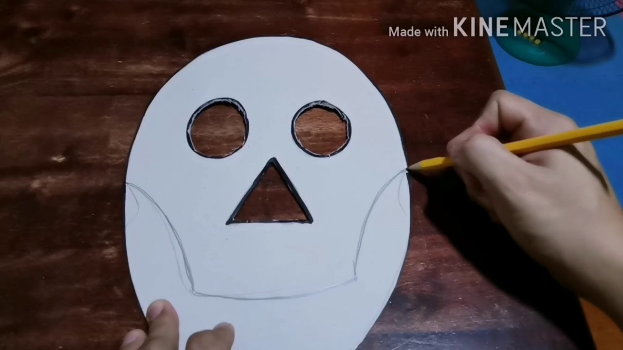 How To Make Skull Mask DIY - YouTube