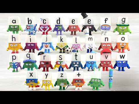Alphablocks Toys - DIY Magnetic Figures (Complete Collection A-Z) ||  Keiths Toy Box
