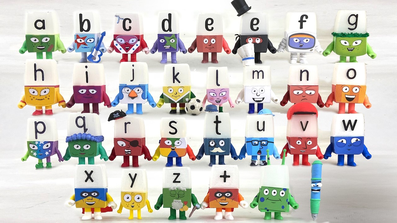 Alphablocks Toys - DIY Magnetic Figures (Complete Collection A-Z ...