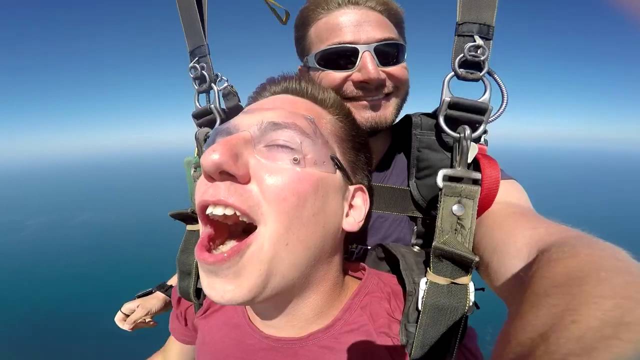 Ramblers Skydive Legend: - John Burgan - YouTube