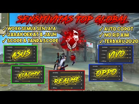 AUTO HEADSHOT‼️SENSITIVITAS TERBAIK💯WORK SEMUA HP || FREEFIRE BATTLEGROUND