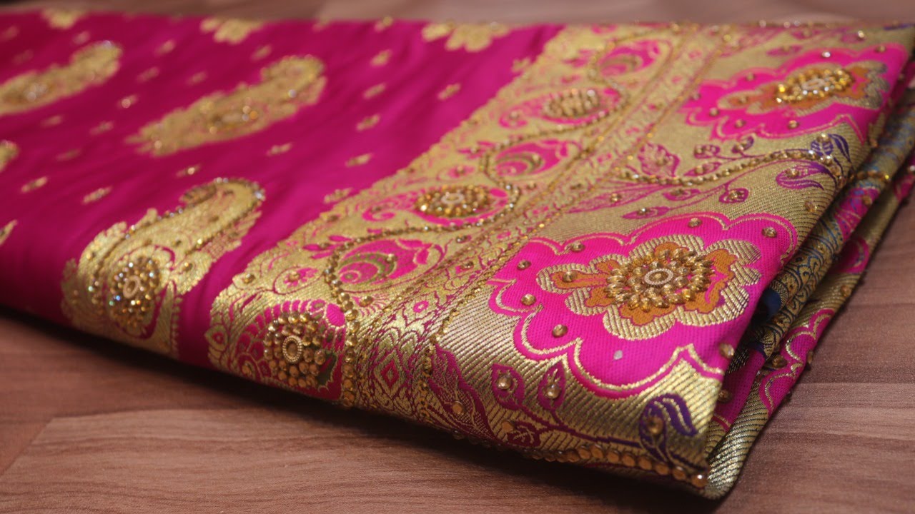 ARNG-3427 “The Lenten Rose” Premium Banarasi Saree||Silk||Acrylic ...