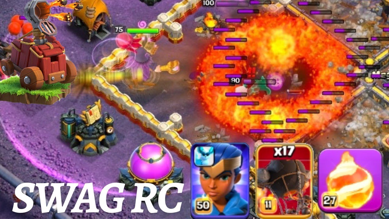 Swag RC + Spells With This Army | Legend League Attacks - YouTube