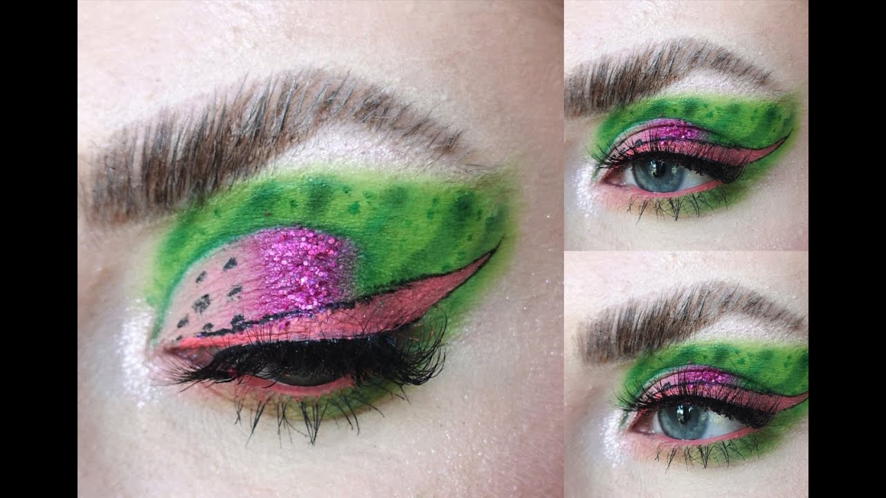 Watermelon Inspired Eye Shadow - YouTube