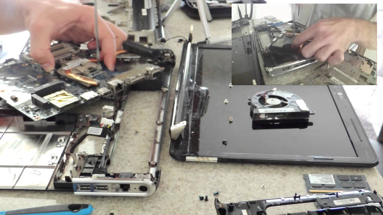 Desmontando o notebook HP Pavilion DV4 - YouTube