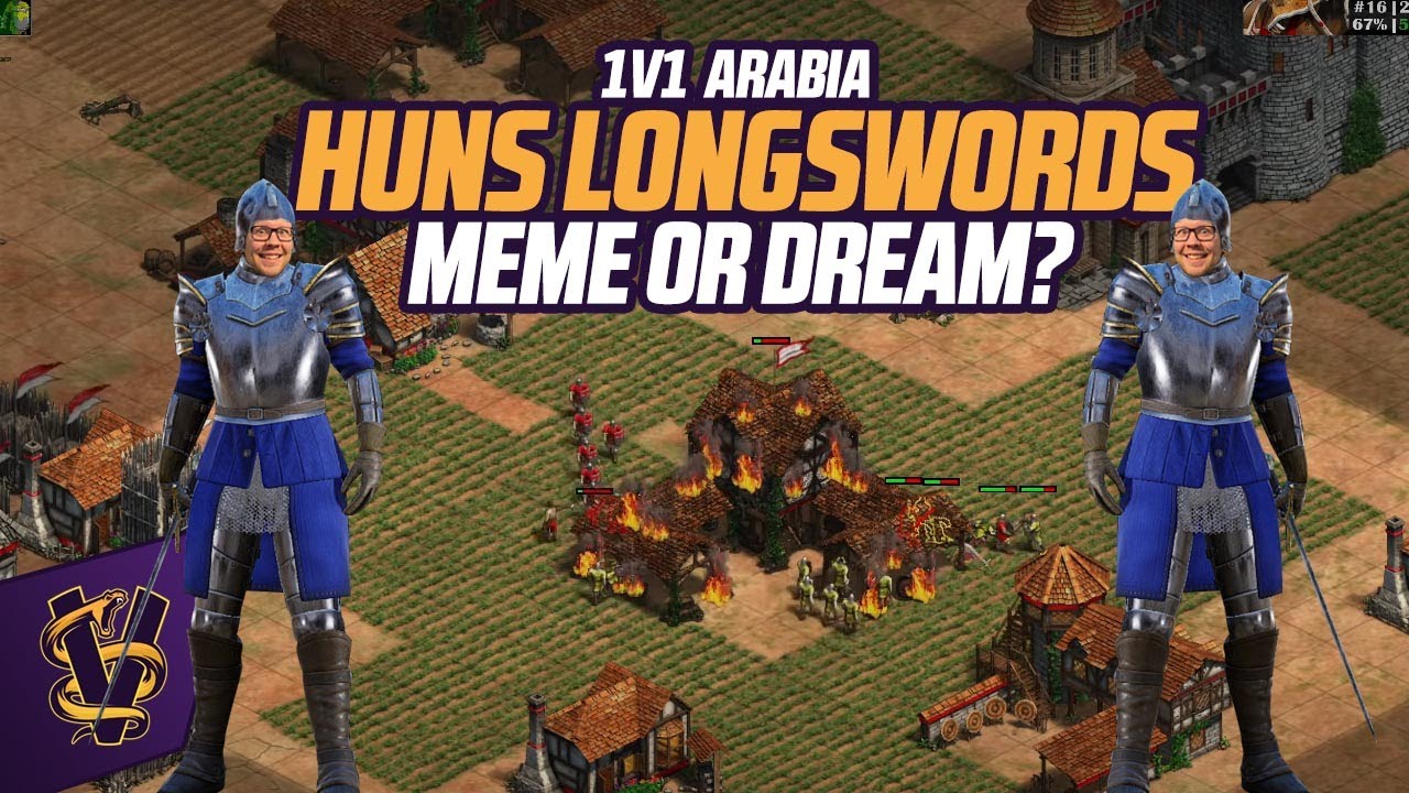 Huns Longswords - Meme or Dream? | 1v1 Arabia vs Yo - YouTube