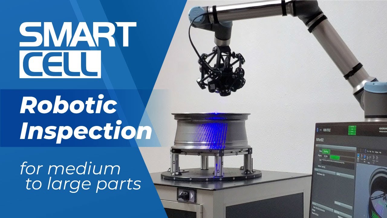 Robotic Inspection Cell for Medium to Large Parts - YouTube