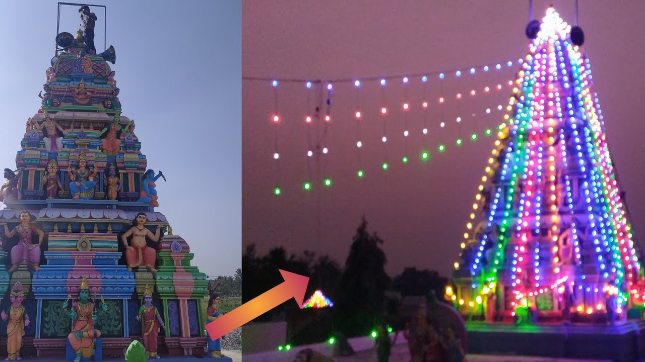 Kovil serial light work in tamil / கோவில்🛕/ Pixel led / Hero electro - YouTube