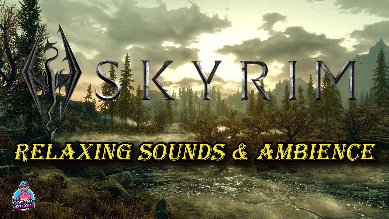 SKYRIM | RELAXING MUSIC & AMBIENCE | Relaxing Sights & Sounds | SKYRIM ...