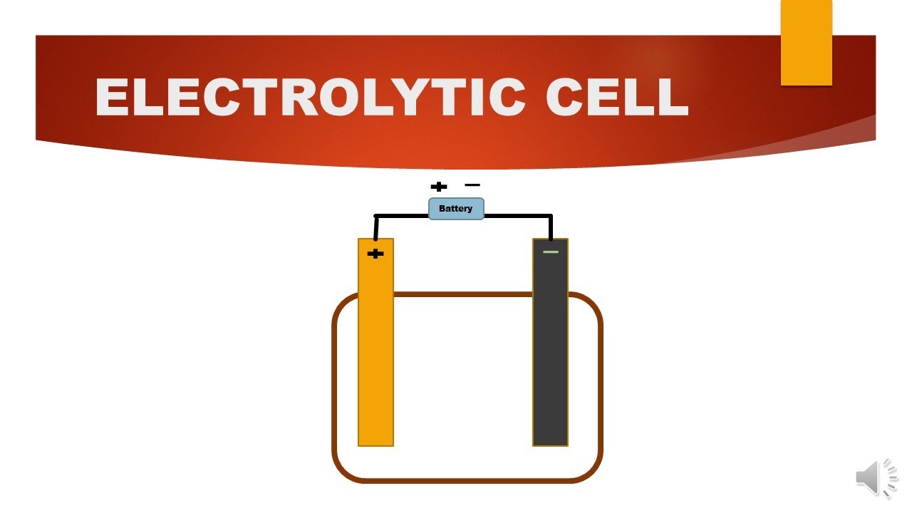 Electrolytic cell,Construction,Working and Reactions - YouTube
