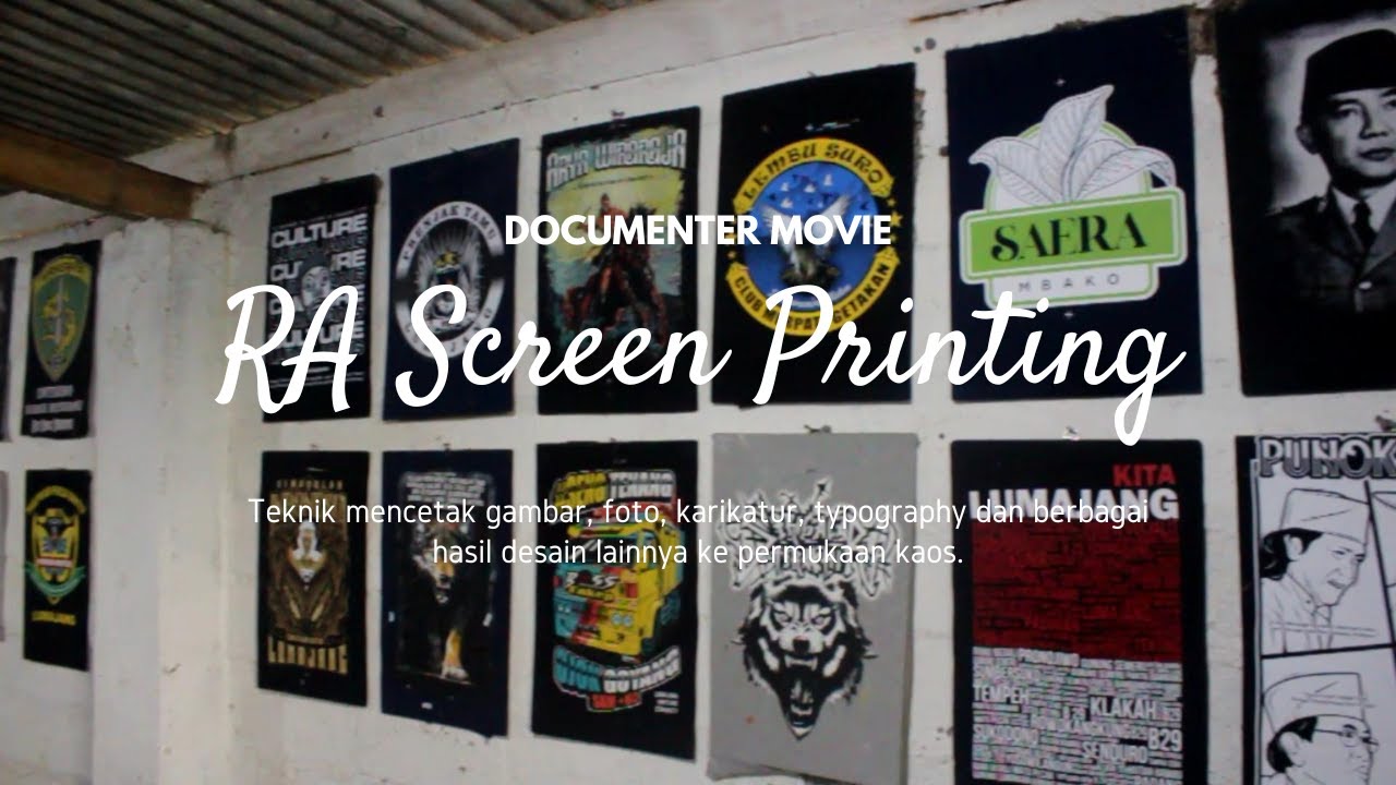 Documenter Movie - Ra Screen Printing - YouTube