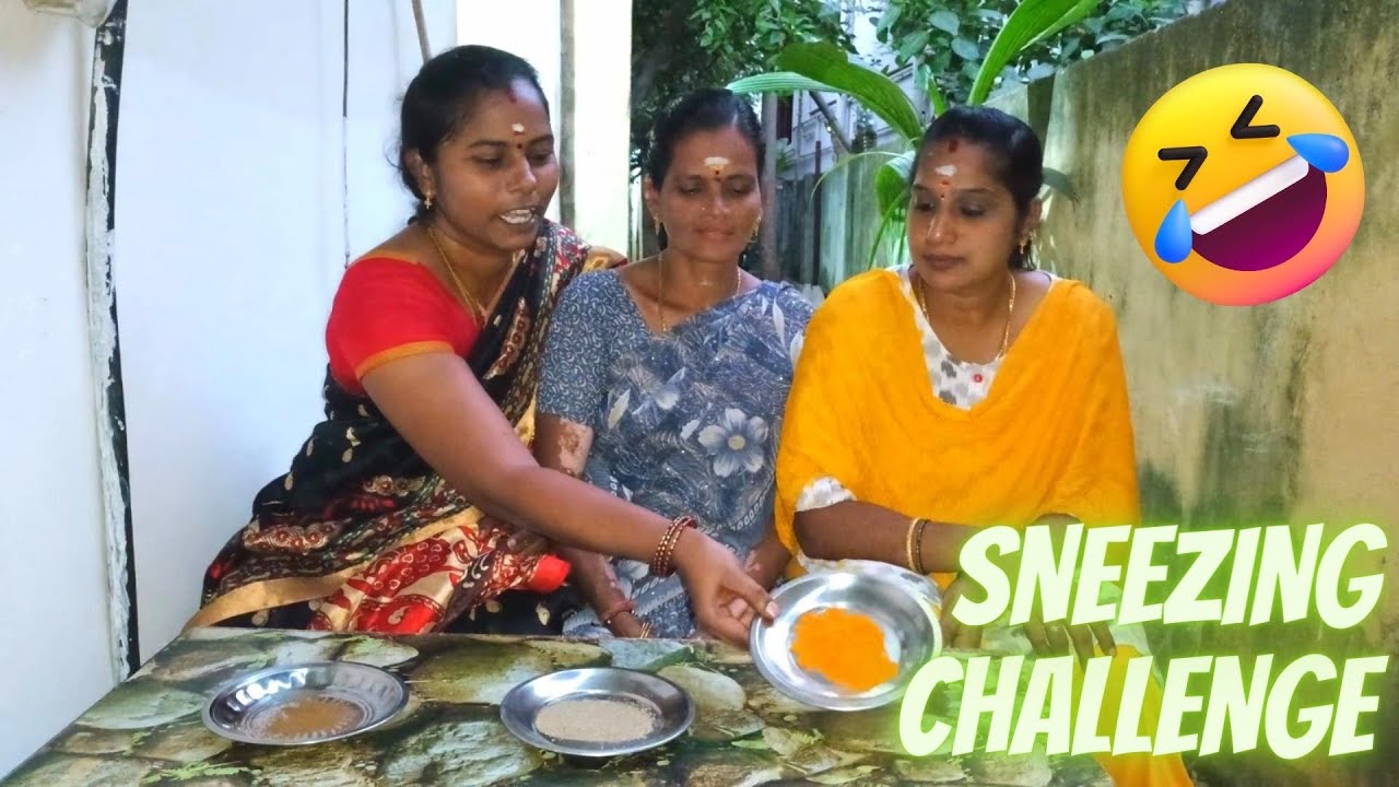Sneezing Challenge Part - 1 🤣 Fun - YouTube