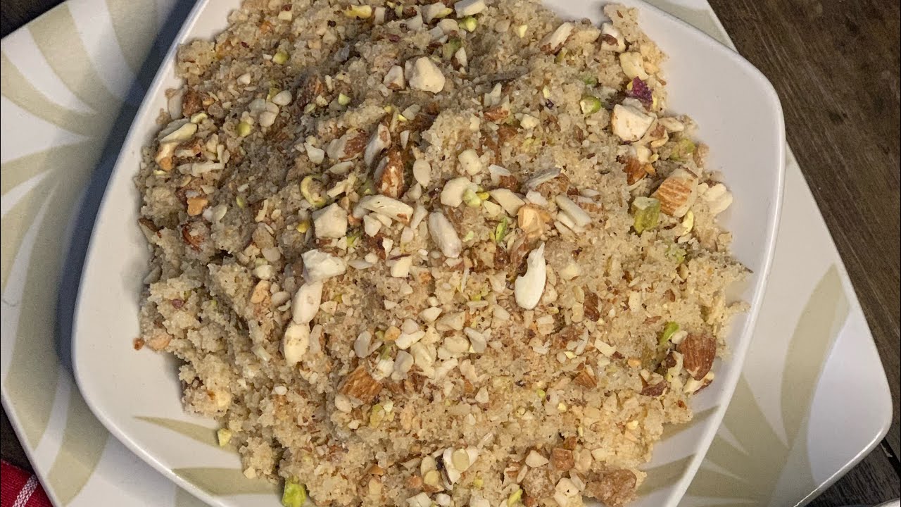 Panjiri | Authentic Panjiri Recipe | Homemade Panjiri | winter special ...