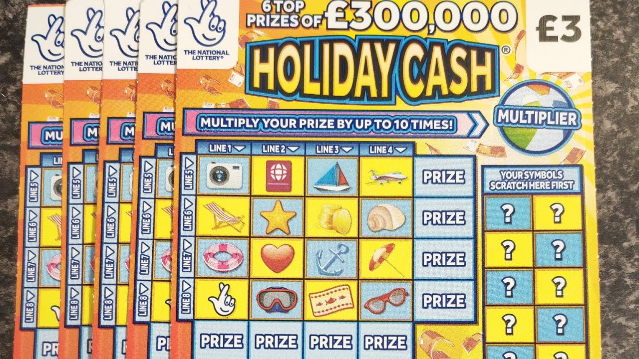 holiday cash scratch cards £15 in play - YouTube