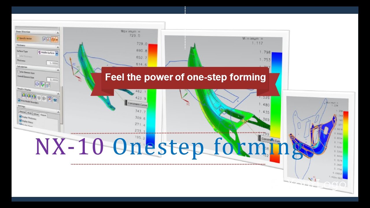 NX Onestep forming- NX onestep formability analysis Advanced Tutorial-NX10 - YouTube
