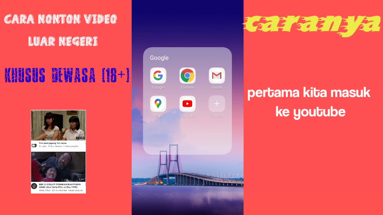 Cara nonton video luar negeri di youtube # video dewasa(18+) - YouTube