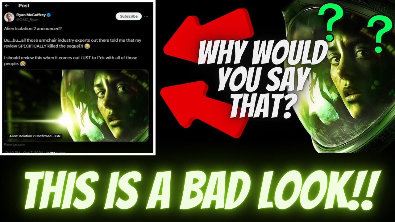 Ryan McCaffrey's Alien Isolation 2 Comments Are Why Gamers Don't Trust ...