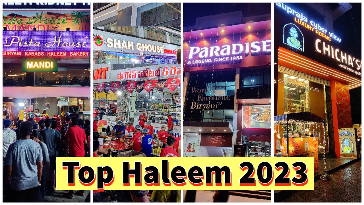 Best Haleem In Hyderabad | Top 5 Haleem In Hyderabad | Ramzan special ...