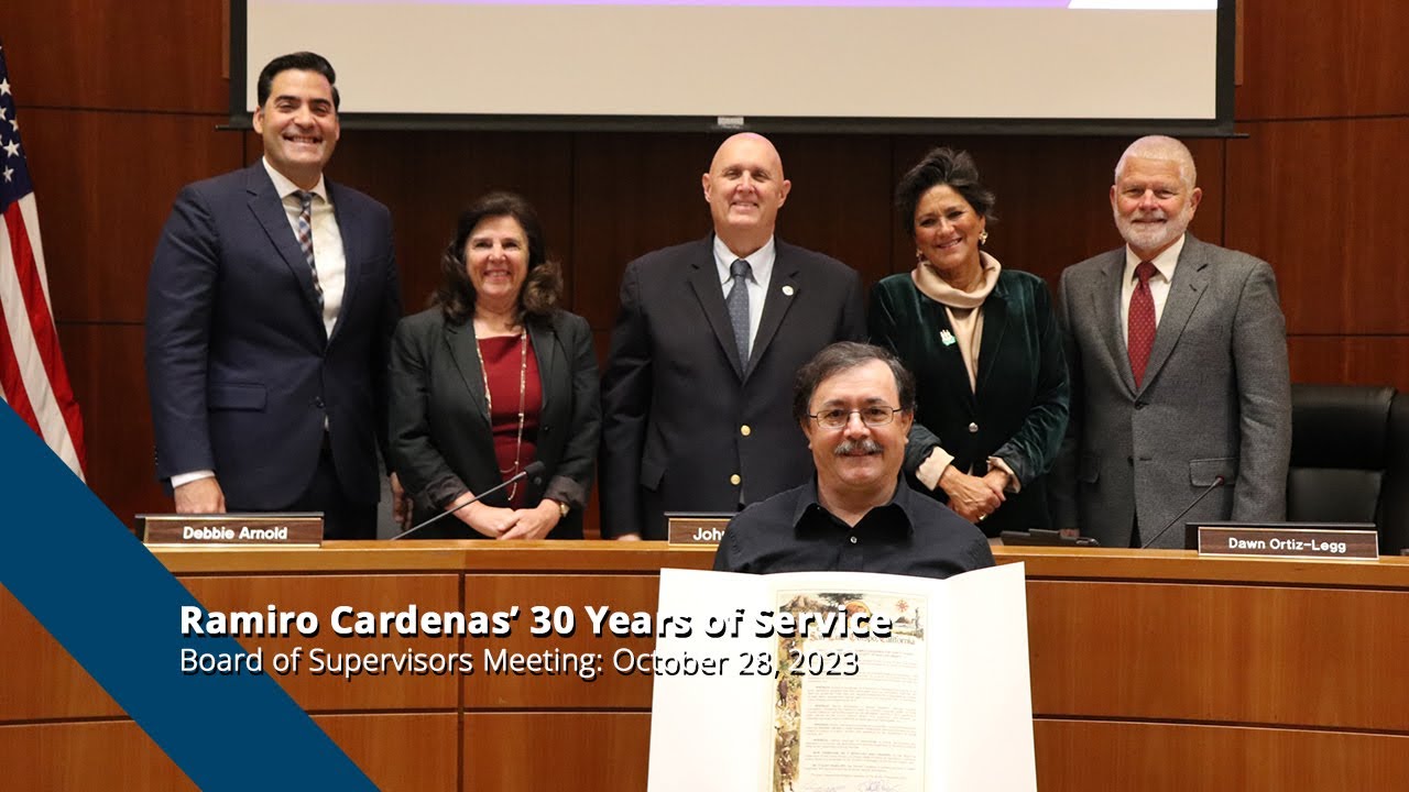 Ramiro Cardenas' 30 Years of Service - YouTube