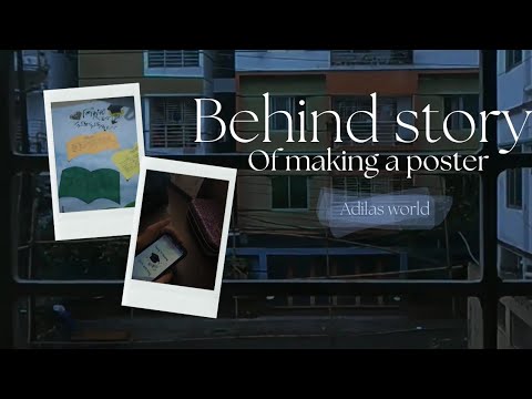 Behind the scenes of making an poster. #art #poster #postermake - YouTube