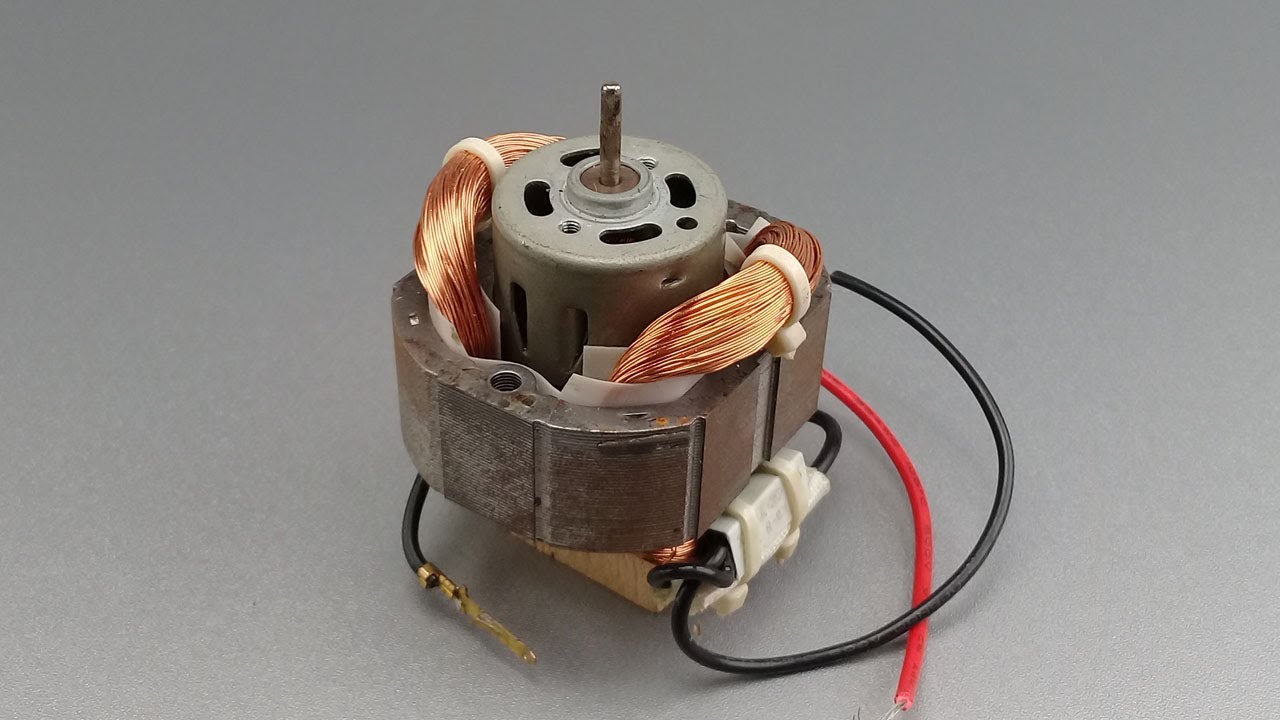 How to Make Free Energy Generator 12v For DC Motor Using 220v Mixer ...
