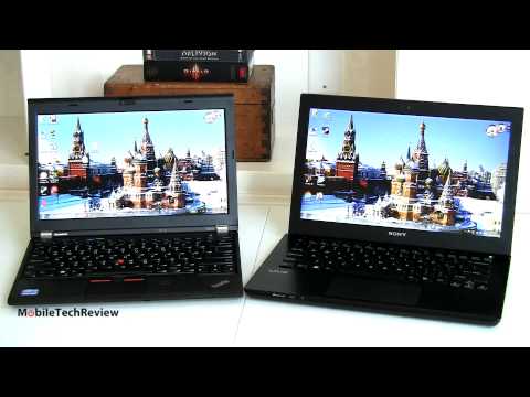 Sony VAIO S 13.3 gegen Lenovo ThinkPad X230 im Vergleichs-Duell