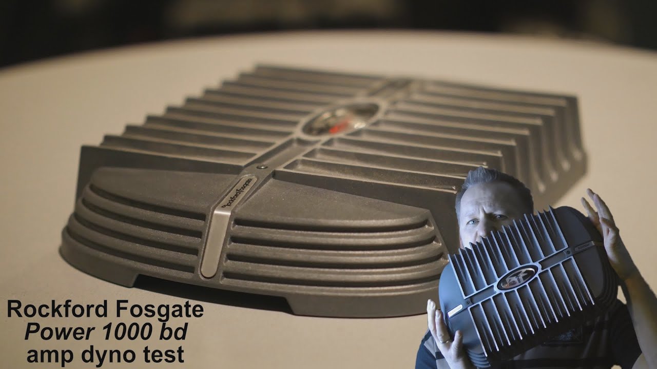 Rockford Fosgate Power bd 1000 mono amp dyno run amplifier power test ...