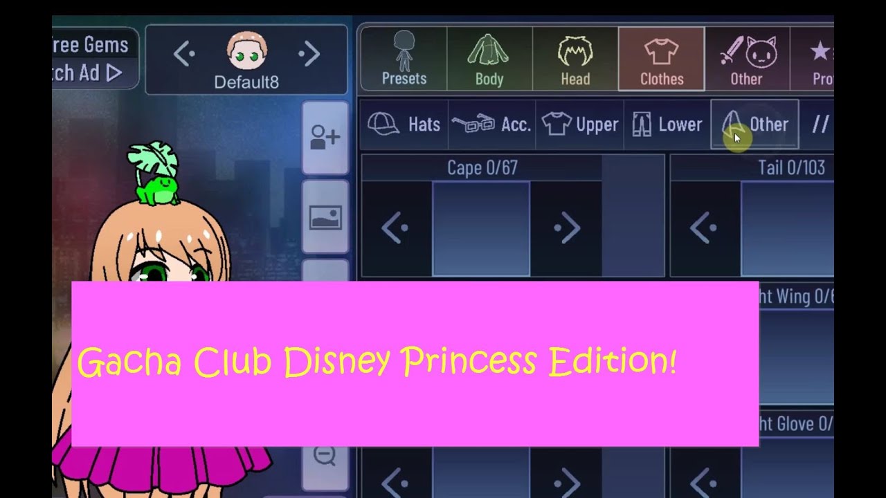 Gacha Club Disney Princess Edition! (Part 1) - YouTube