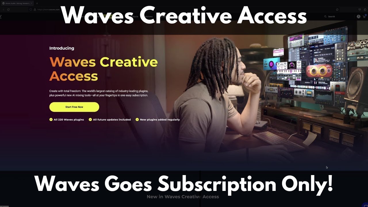 Waves Creative Access | Waves Goes Subscription Only! - YouTube