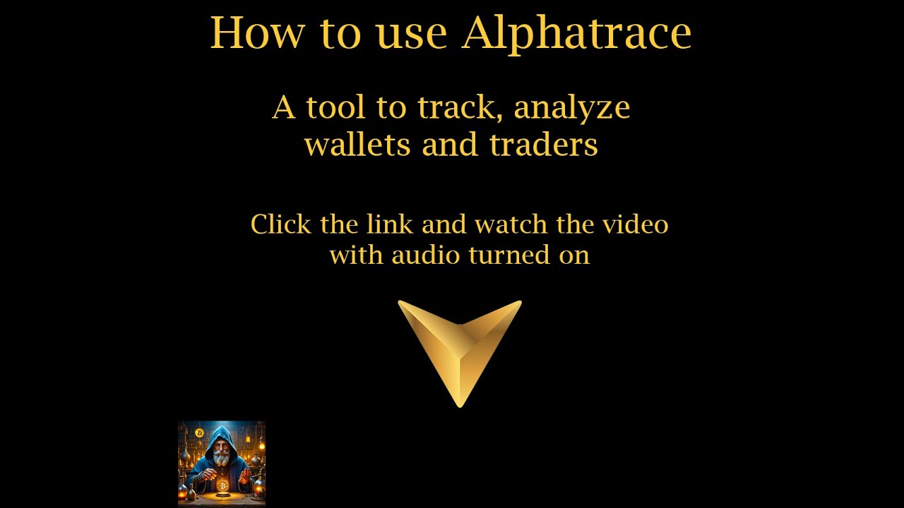 How to use Alphatrace. Crypto tool to find wallets and track your portfolio on ETH. - YouTube