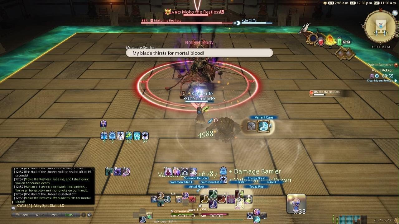 FF14 - Mount Rokkon - Moko The Restless Boss Fight - YouTube