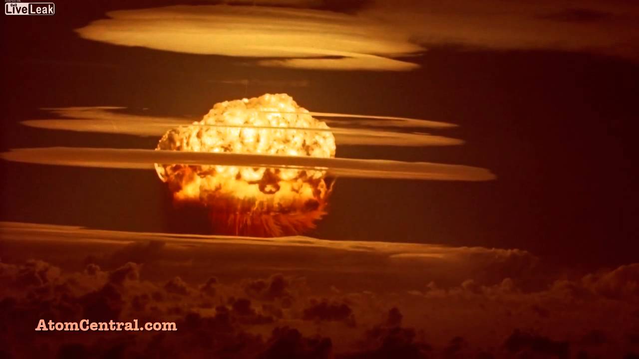 H-bomb. the biggest H-bomb tested by U.S.A. - YouTube