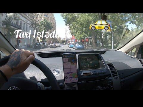 Prius sürdüm. Taksi işlədim. #hurotv #taxi #taxivlog