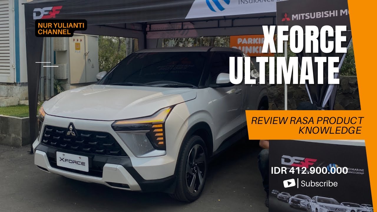 Review Lengkap Mitsubishi XForce Ultimate Putih 2023 - YouTube