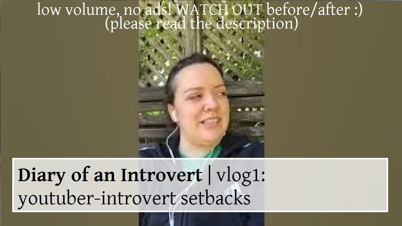 Diary of an Introvert | vlog 1: youtuber-introvert setbacks - YouTube