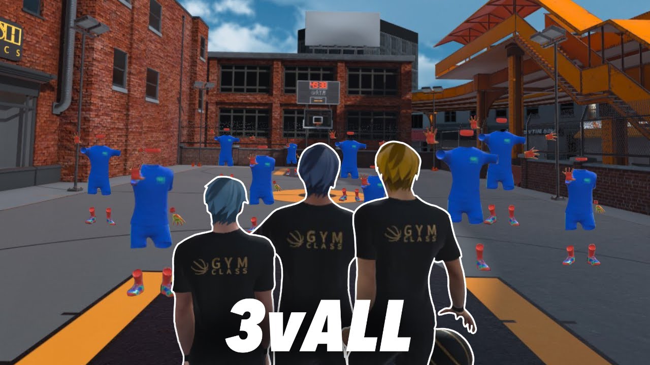 GOM VS GymClass!!! (Full Court Game!) | GymClass VR - YouTube