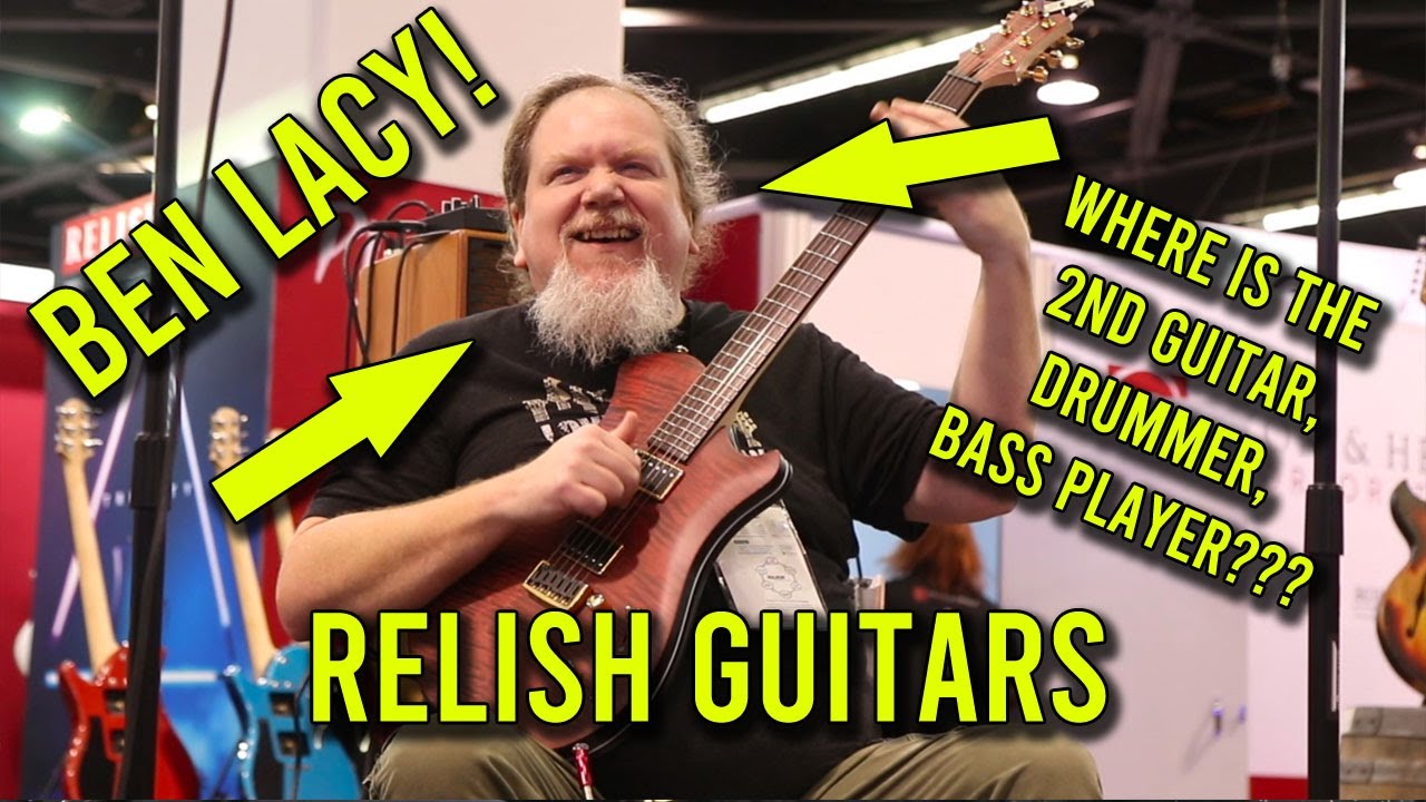 Ben Lacy at Relish Guitar Booth @ Namm - YouTube
