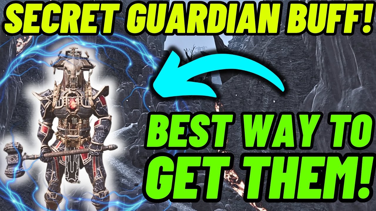 SECRET guardian BUFF! Best way to get CRYSTALLINE Guardian parts! Conan ...