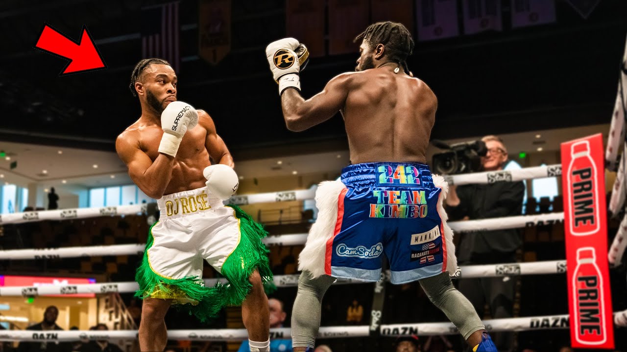 FIGHT NIGHT VLOG: OJ ROSÉ vs. Kimbo Slice Jr. - YouTube