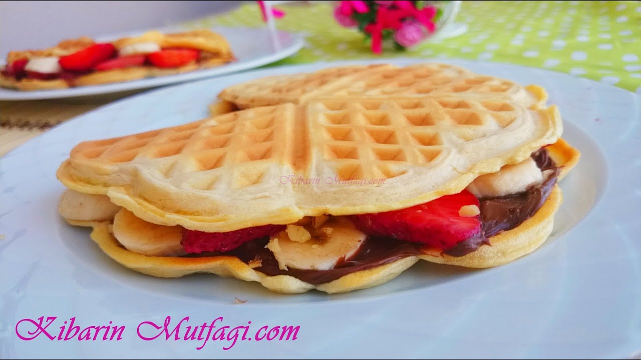 Waffle nasıl yapılır - Evde kolay ve pratik waffle hamuru tarifi -Tatlı tarifleri - Kibarin ...