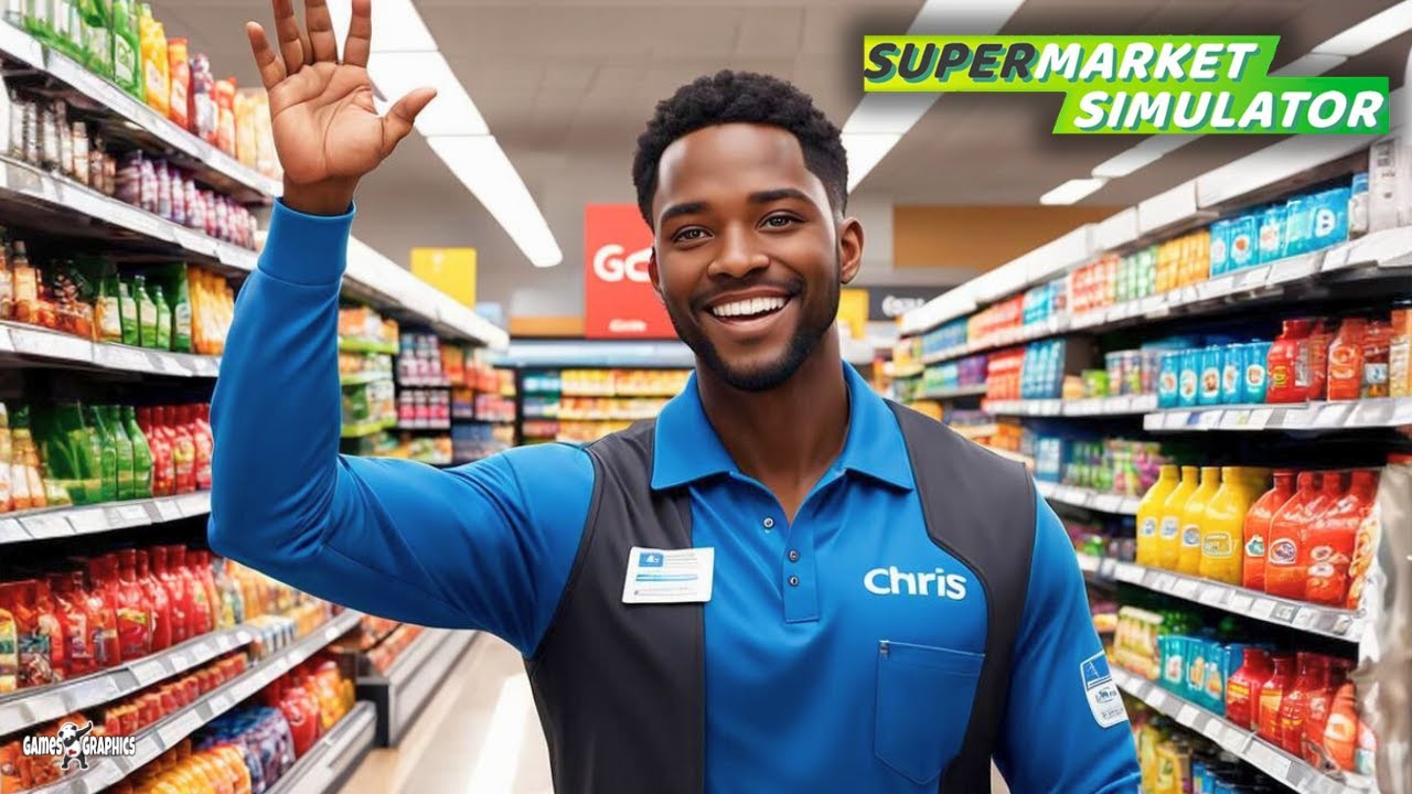 My First Supermarket Job! (Supermarket Simulator) - YouTube