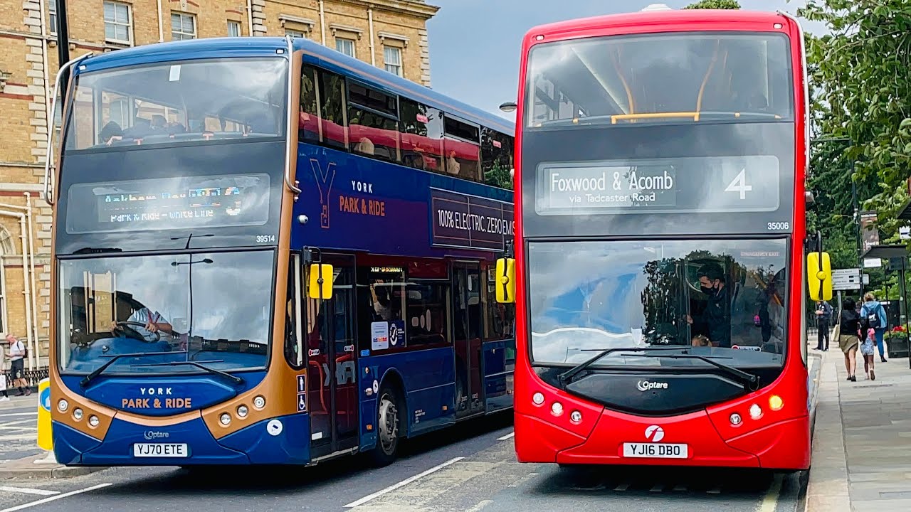 First Bus York 39514+395006 At York - YouTube