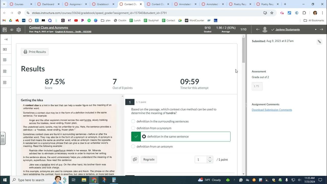 Speedgrader walkthrough - YouTube