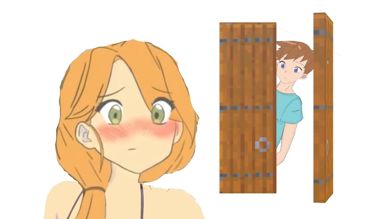 Steve i'm stuck // Alex and Steve (Minecraft Anime) EP7 - YouTube