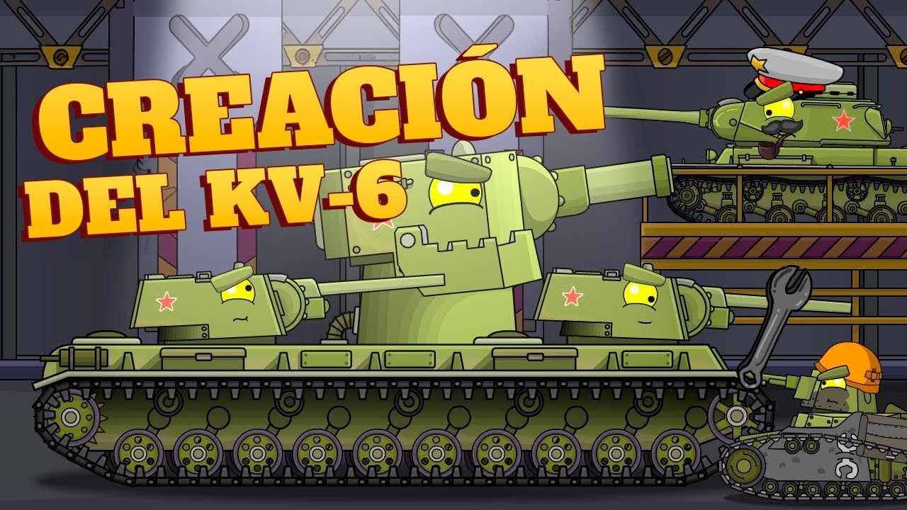 Creación del KV-6 Monstruo de hierro - Dibujos animados sobre tanques ...