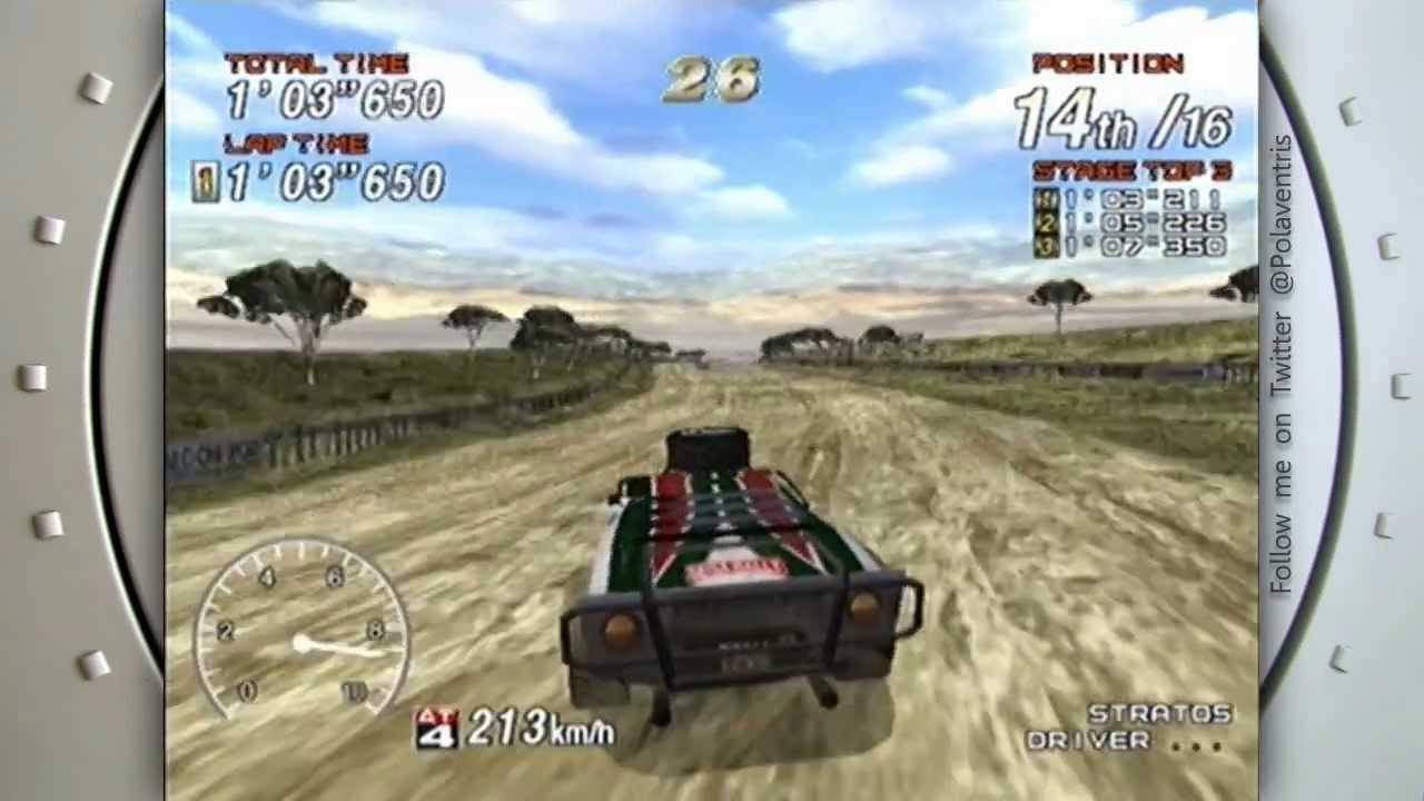 Sega Rally 2 on a Sega Dreamcast - YouTube